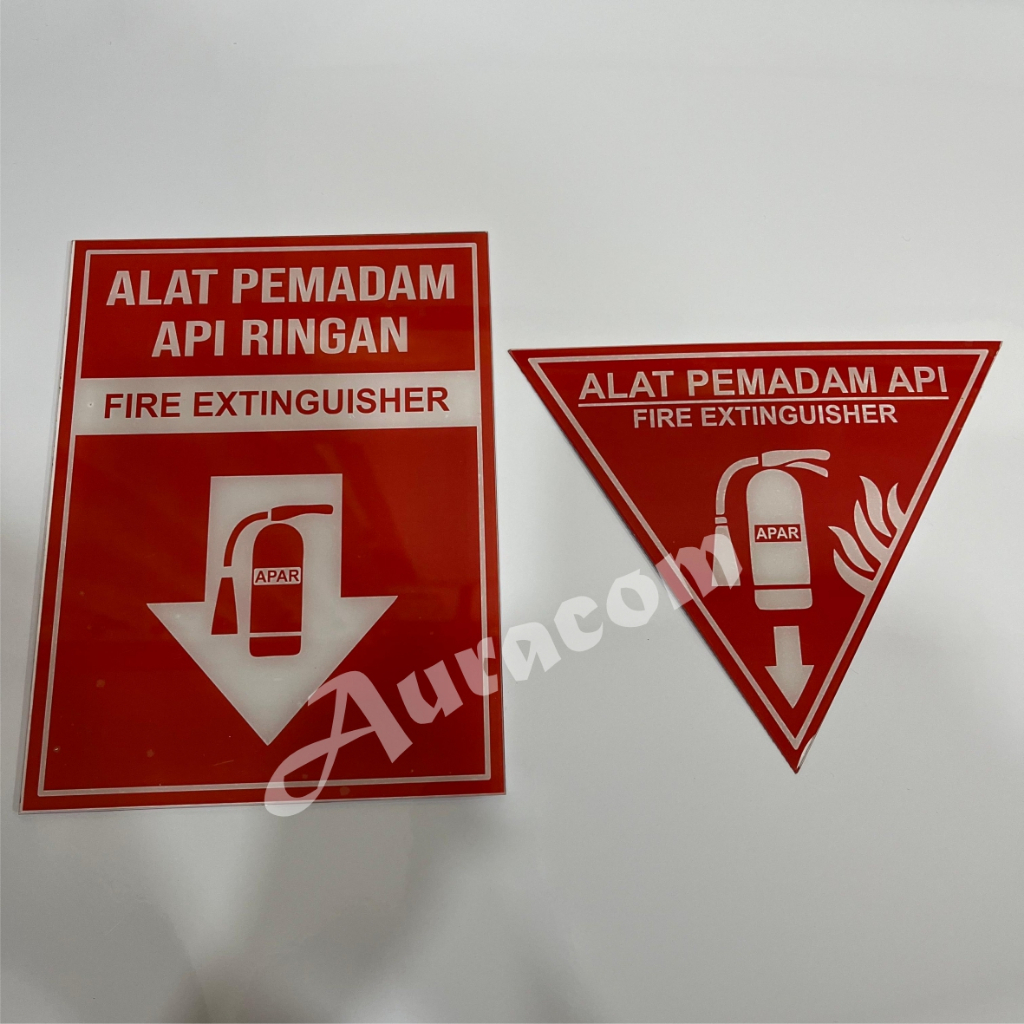 Jual TERLARIS Label Stiker Penunjuk APAR, Akrilik Penunjuk APAR ...