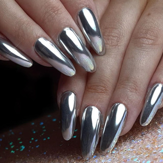 Jual Mischeering metallic gel nail mirror efect painting uv gel nail ...
