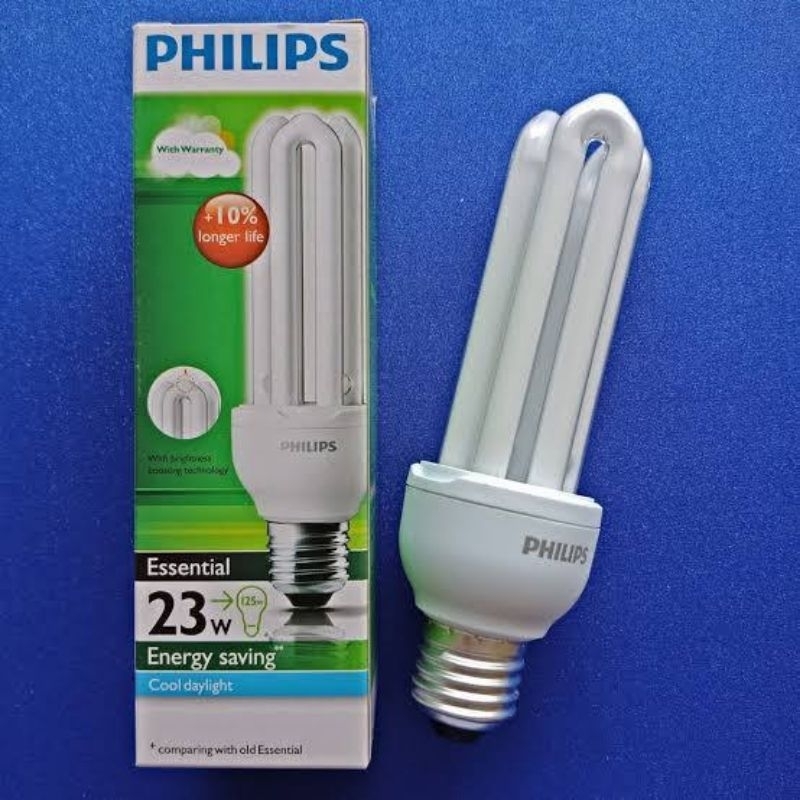 Jual PHILIPS LAMPU ESSENTIAL 23W E27 PUTIH | Shopee Indonesia
