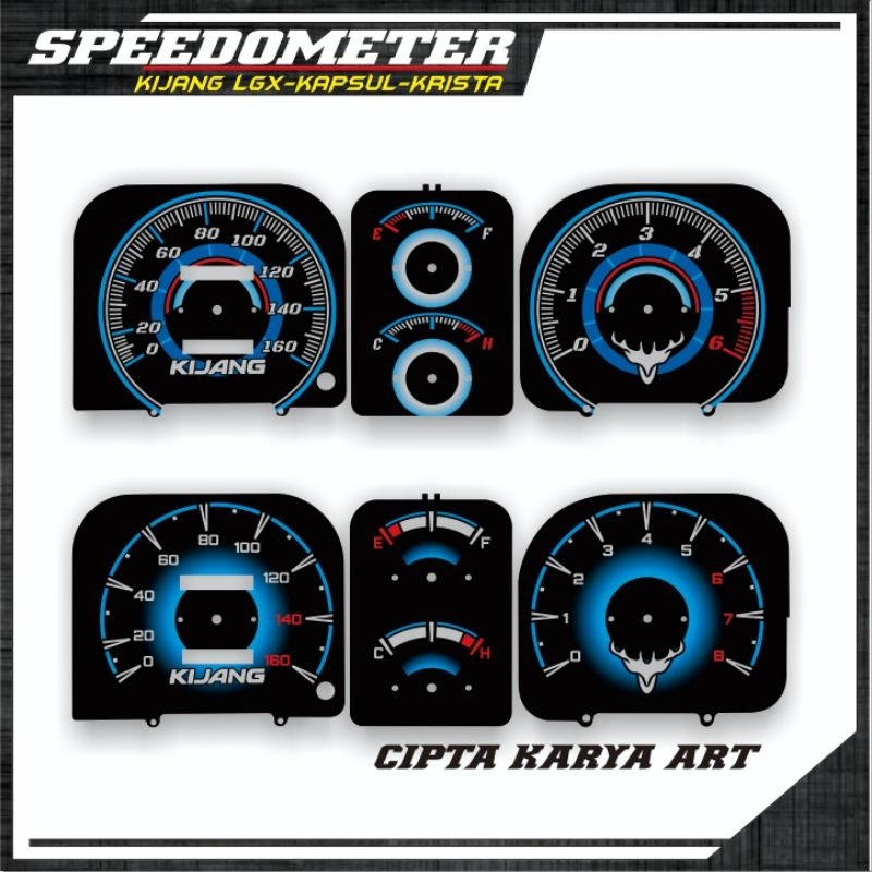 Jual papan spedometer variasi KIJANG LGX custom | Shopee Indonesia