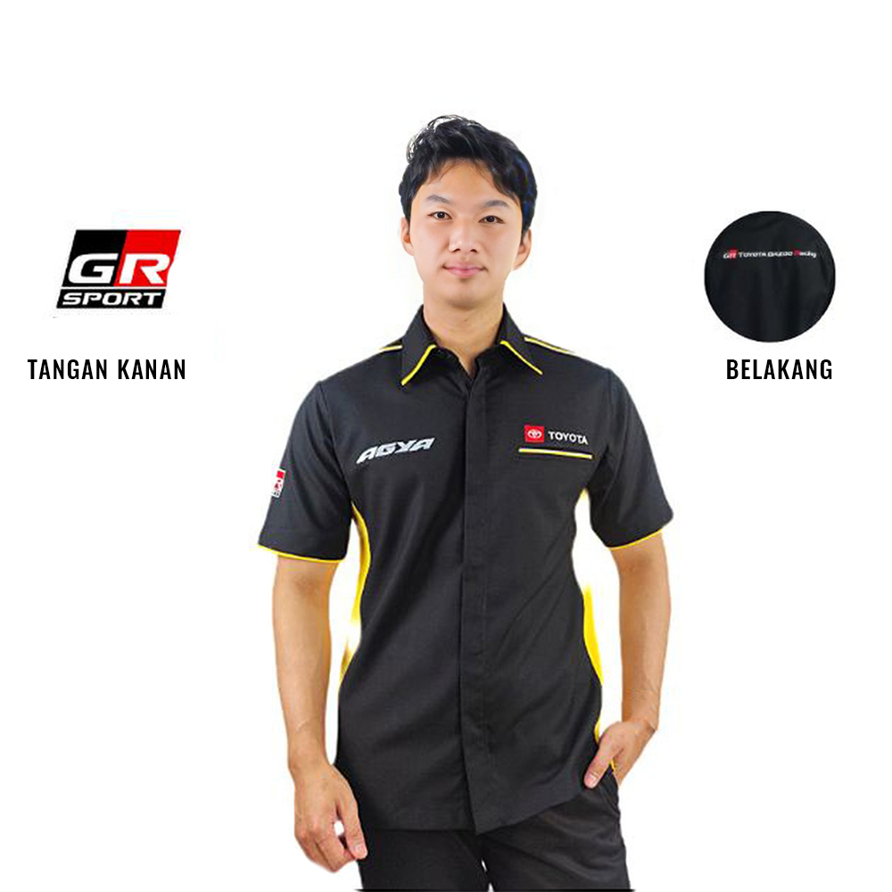 Jual Baju Kerja Toyota Kemeja Kantor Casual Kemeja Seragam Kerja Toyota ...