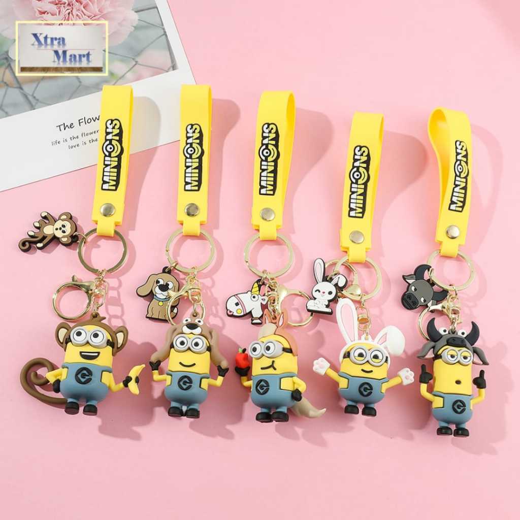 Jual XM - Gantungan Kunci Karakter Kartun Lucu Serbaguna Keychain ...