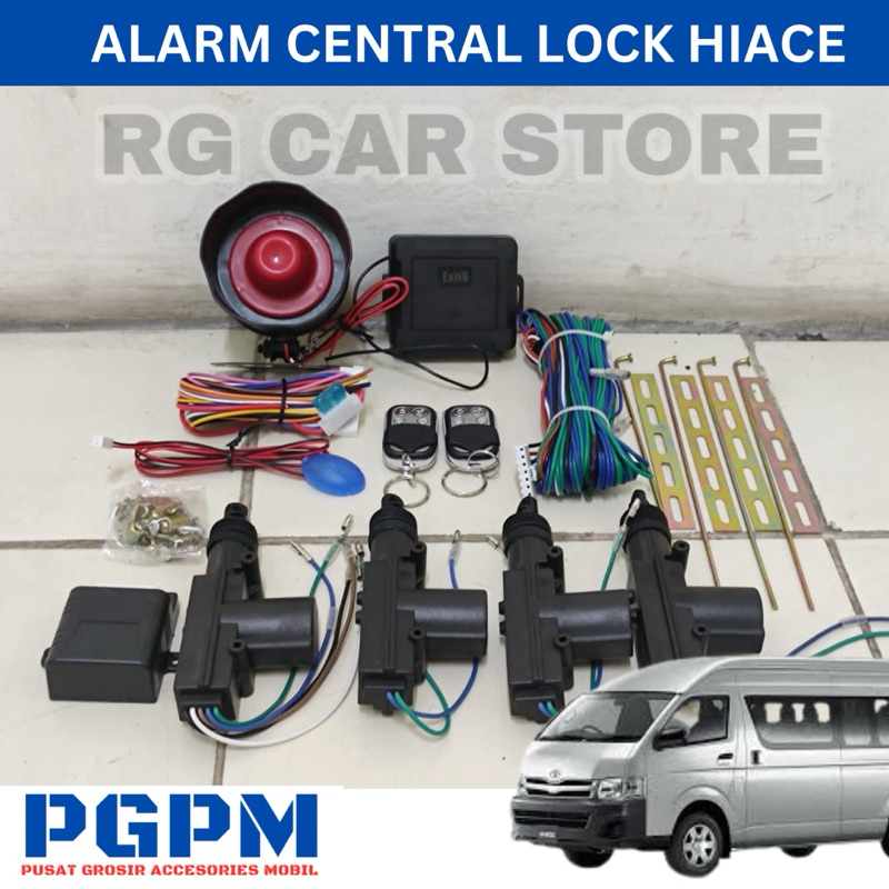 Jual Alarm Central Lock Toyota Hiace Garansi 1 Tahun Dijamin PnP ...