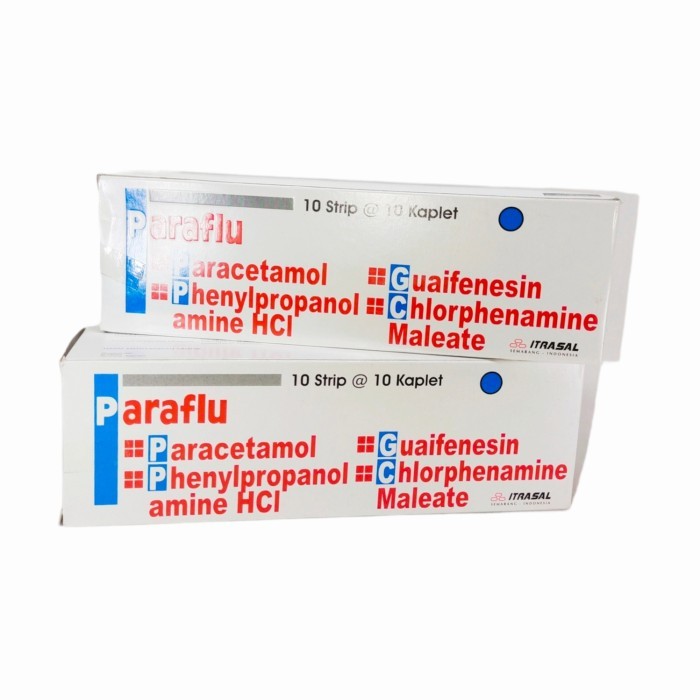 Jual PARAFLU TAB STRIP 10 TABLET | Shopee Indonesia