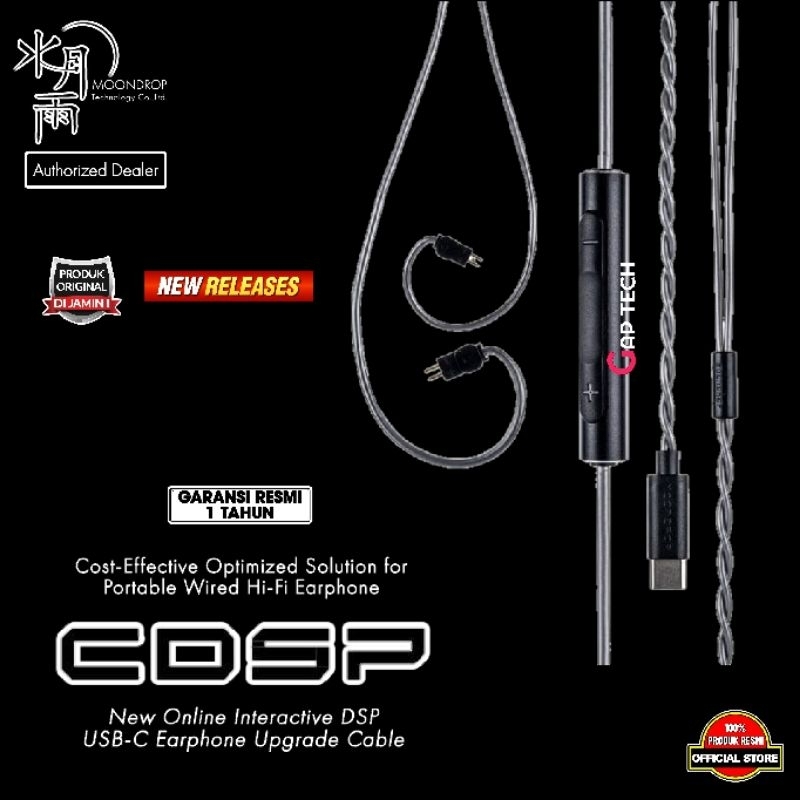 Jual Moondrop CDSP / C DSP Interactive DSP USB-C Earphone Upgrade Cable ...