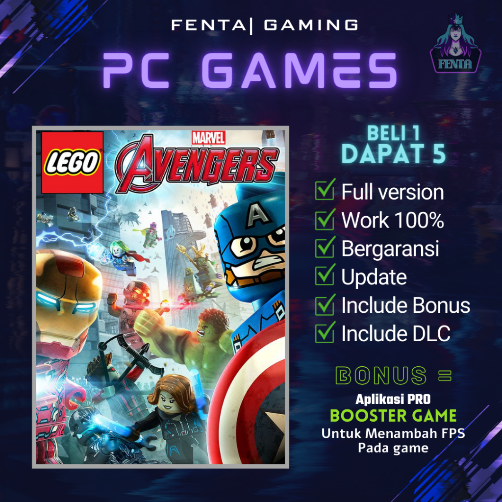 Jual LEGO MARVELS AVENGERS COMPLETE - GAME PC - GAME LAPTOP | Shopee ...