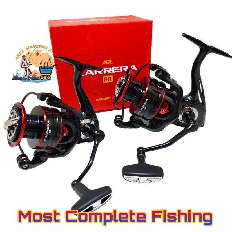 Jual Reel Maguro CARRERA BR - Black Red | Shopee Indonesia