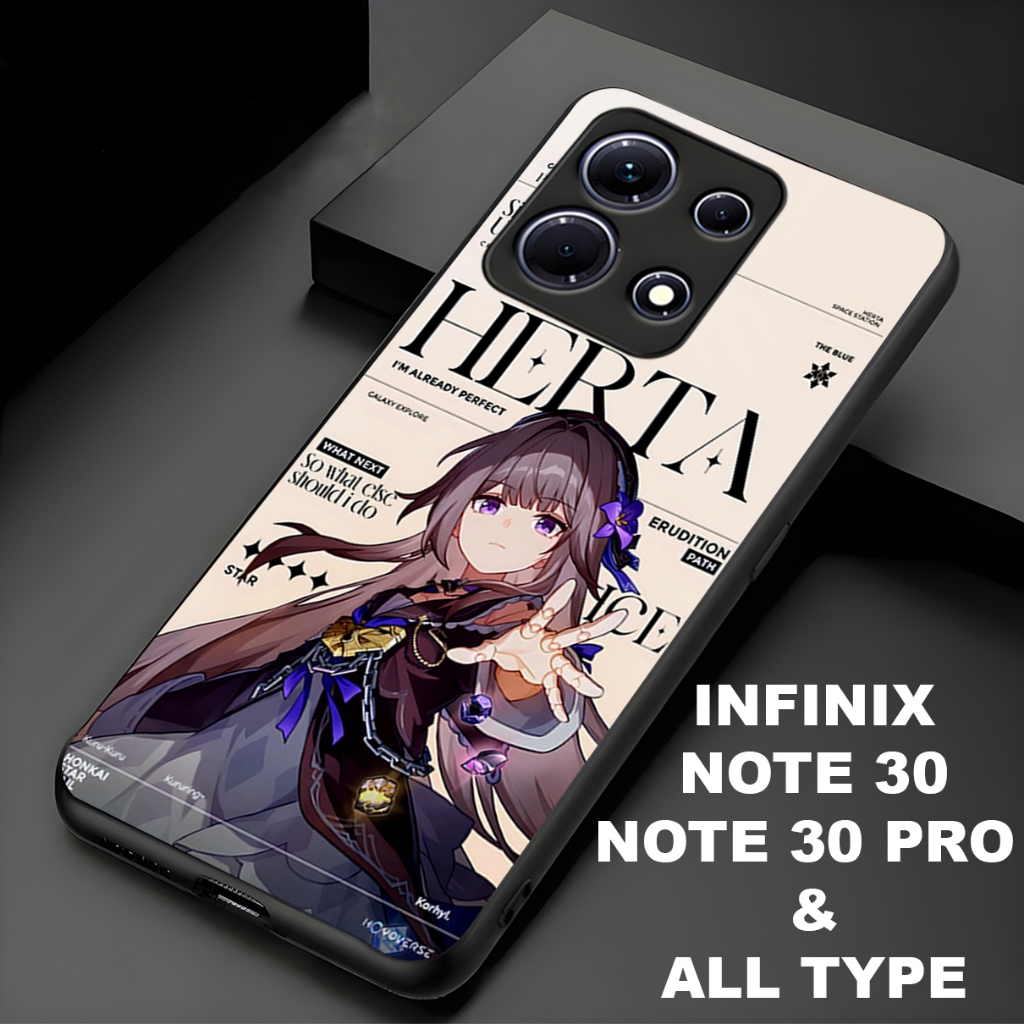 Jual (cod30) Softcase glossy kilau INFINIX NOTE 30/30 PRO/HOT 30/30i dan ALL TYPE /motif Honkai ...