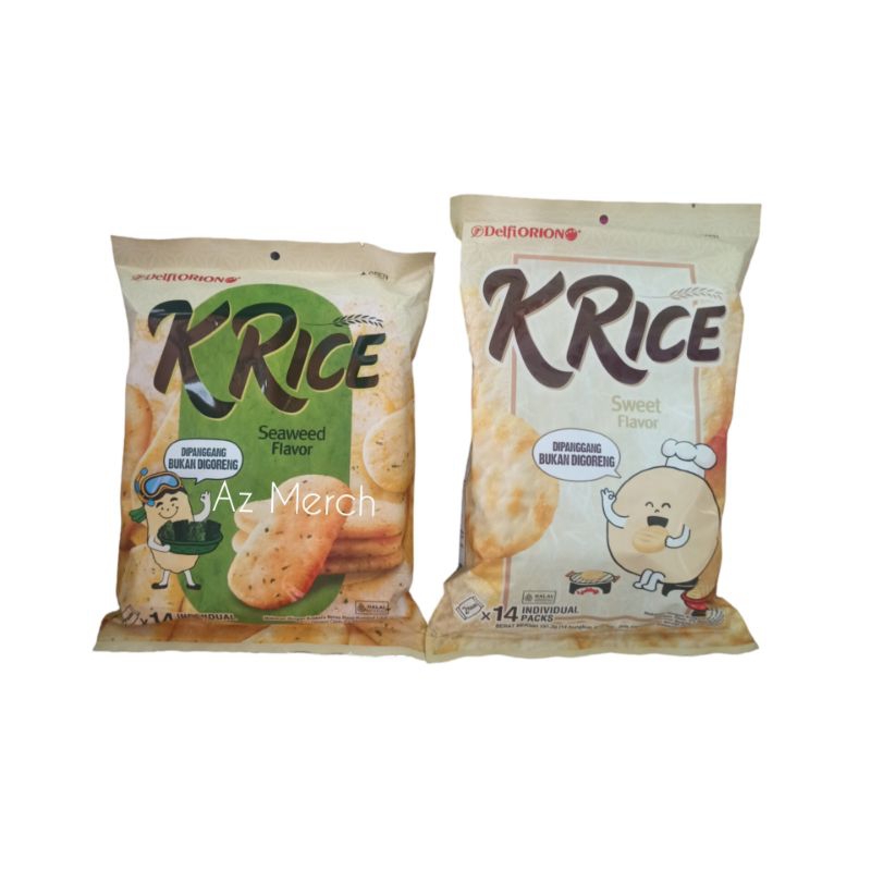 Jual Delfiorion O'Rice Crackers K'Rice isi 14 packs | Shopee Indonesia