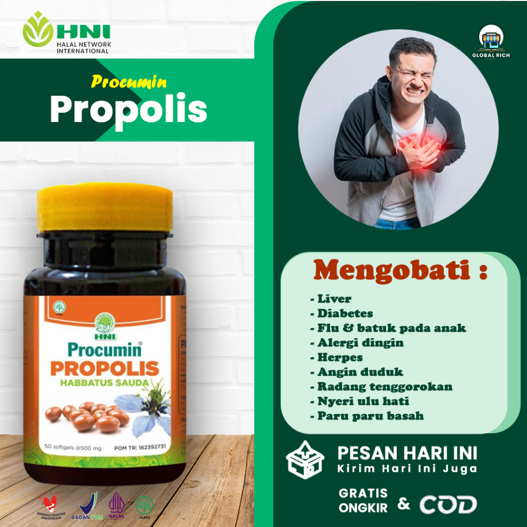 Jual PROCUMIN PROPOLIS HNI HPAI ORIGINAL Obat Paru Paru,TBC,Asma ...