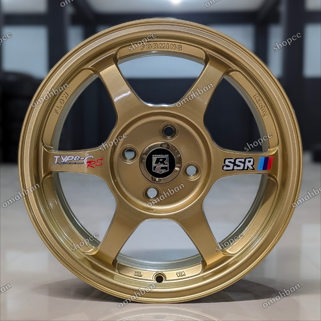 Jual Velg Mobil SSR R15 PCD 4x100. Gold | Shopee Indonesia