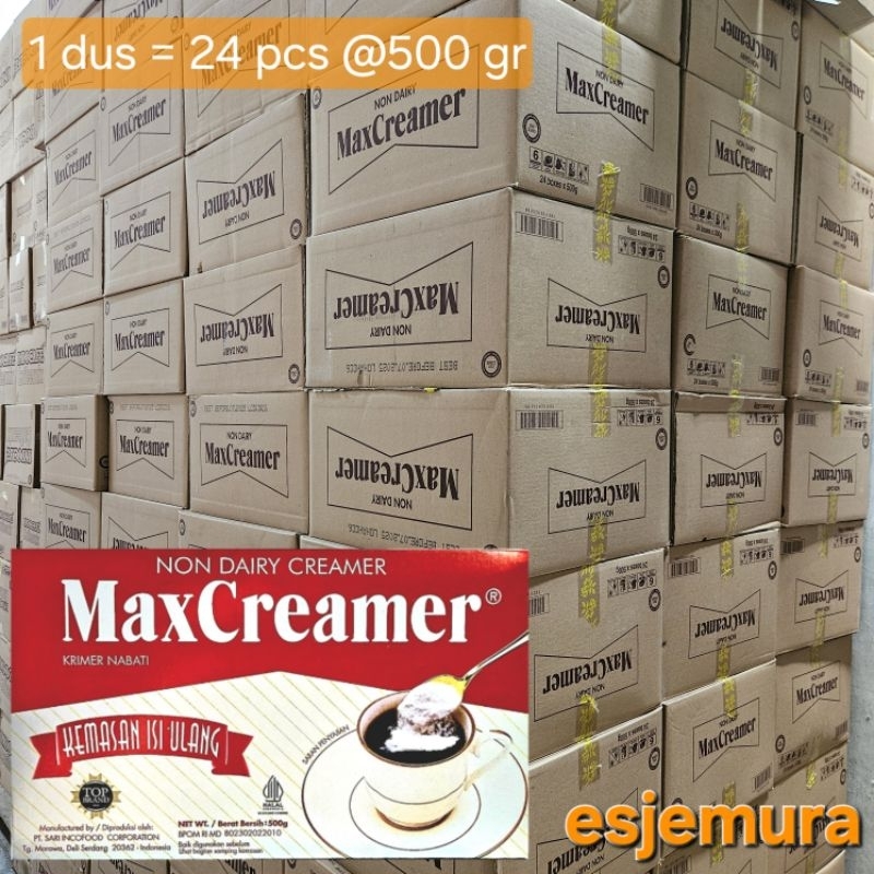 Jual Max Creamer 500 gram per dus isi 24 kotak | Shopee Indonesia