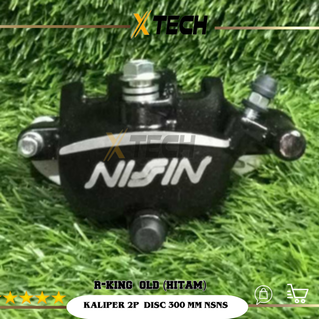 Jual BREKET SET KALIPER 2P RX KING OLD/NEW DISC 300 MM NSNS 2P/2PISTON/CALIPER PLUS BREKET HITAM ...