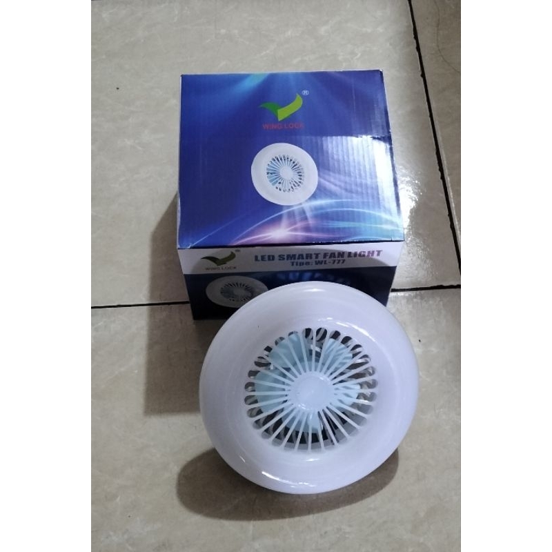 Jual Kipas Angin Lampu LED wing lock smart fan light 18w+4w wl-777 ...