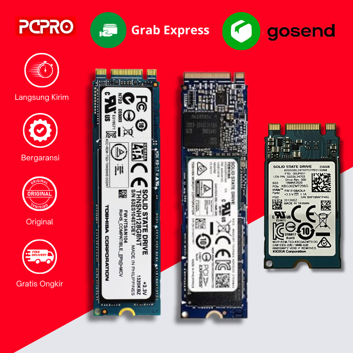 Jual SSD TOSHIBA 256GB NVME 2280 SSD 256GB M.2 SSD 128GB M.2 2280 SSD ...