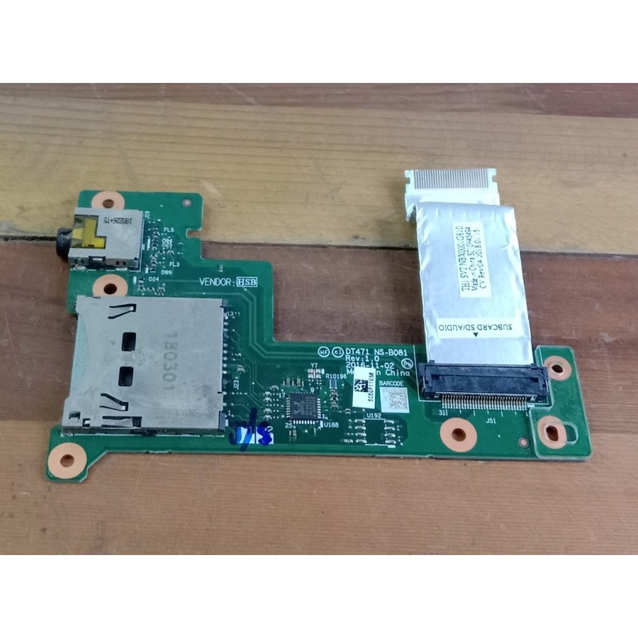 Jual Board Card reader Audio Laptop Lenovo Thinkpad T460S T470S ...