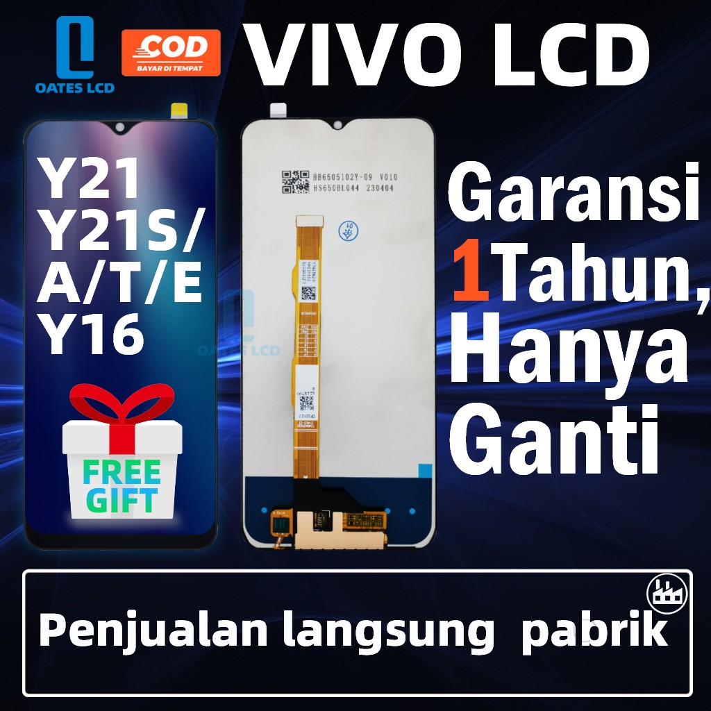 Jual LCD VIVO Y21S/Y21 2021/Y21A/Y16/Y21T/Y21E/Y02S/Y30 5G/Y15A ...