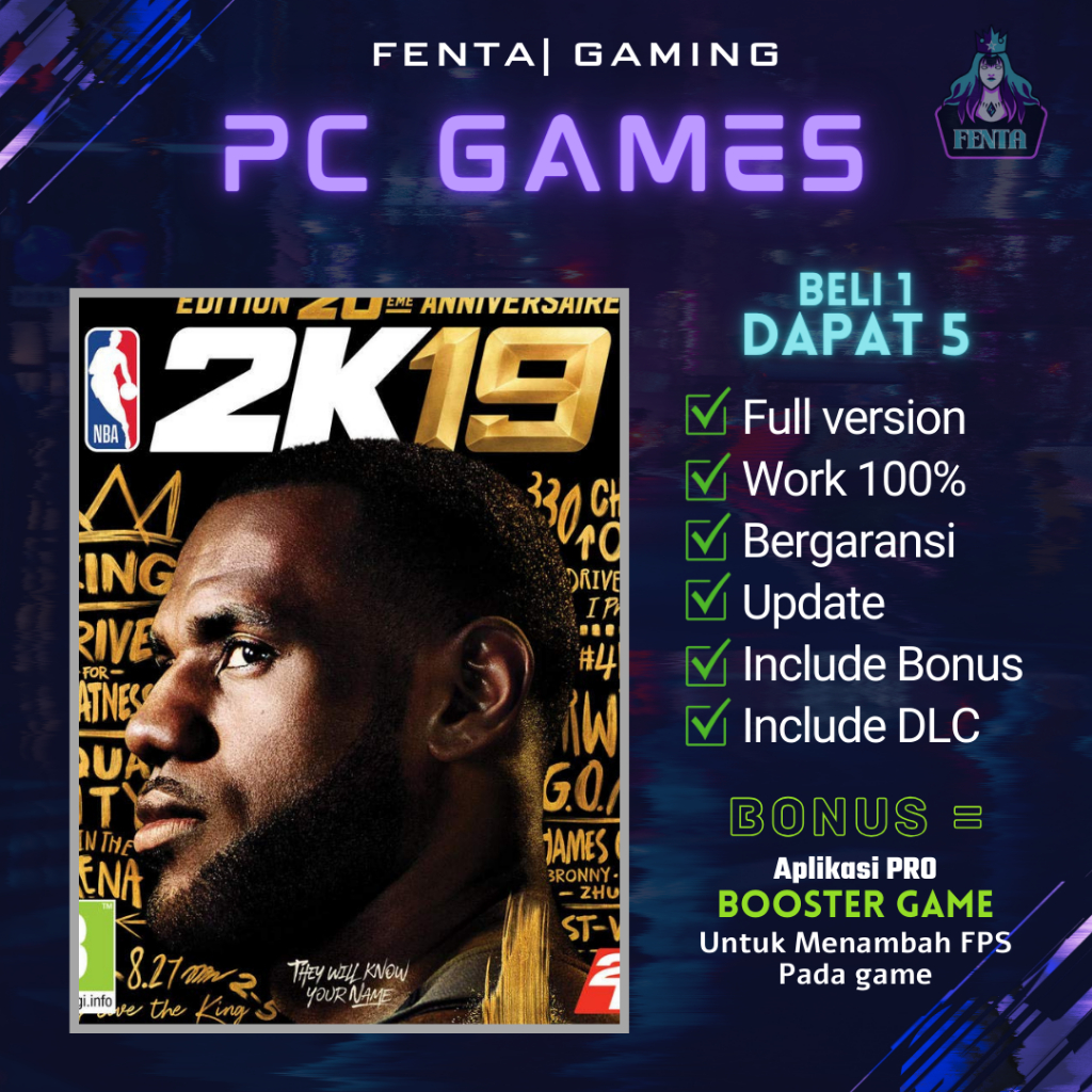 Jual NBA 2K19 - GAME PC - GAME LAPTOP | Shopee Indonesia