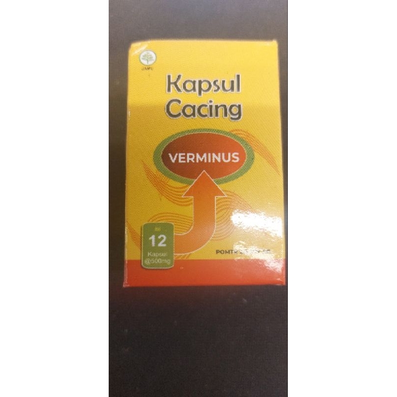 Jual KAPSUL CACING VERMINUS 12"S | Shopee Indonesia