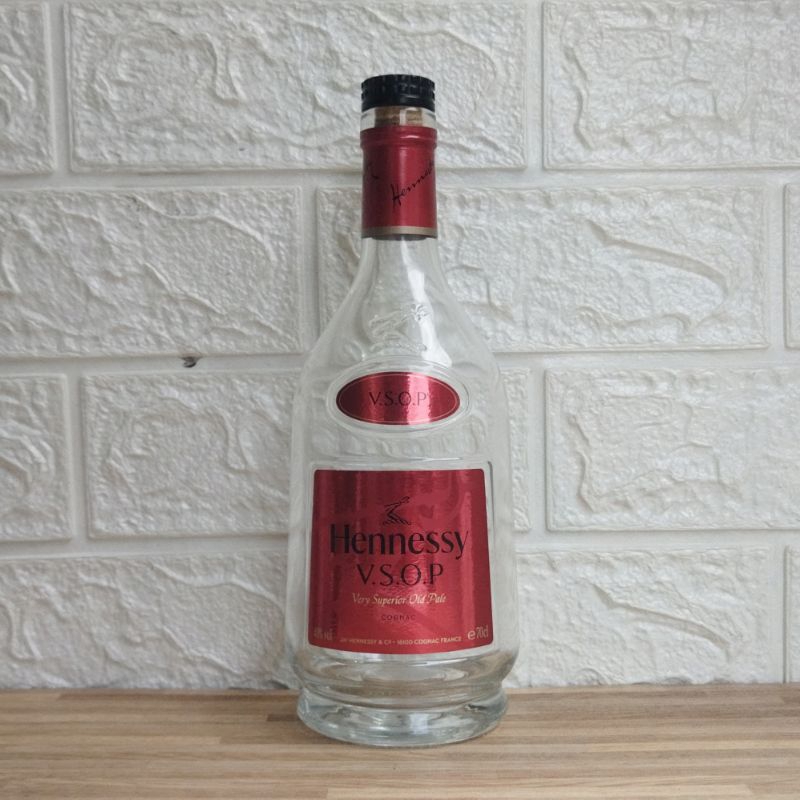 Jual Botol bekas Hennessy Vsop Very Superior Old Pale 700ml | Shopee Indonesia