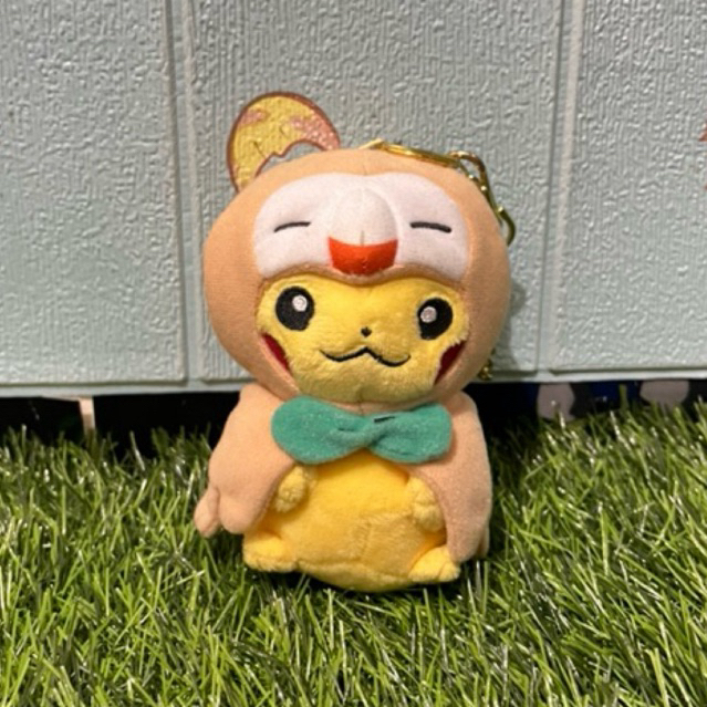 Jual Boneka Plush Keychain Official Pokemon Pikachu Poncho Rowlet ...
