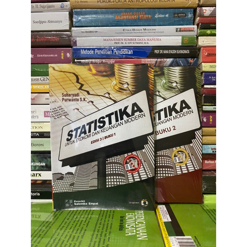 Jual Paket Hemat 2 Buku Statistika untuk ekonomi dan keuangan modern ...