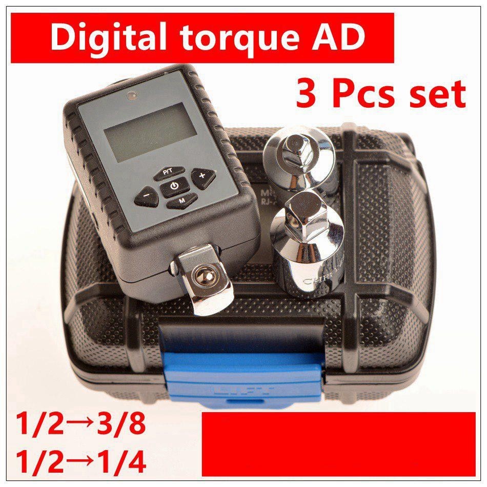 Jual Alat Ukur Torsi Digital 2-200Nm Set Torque Adaptor Wrench Impact ...