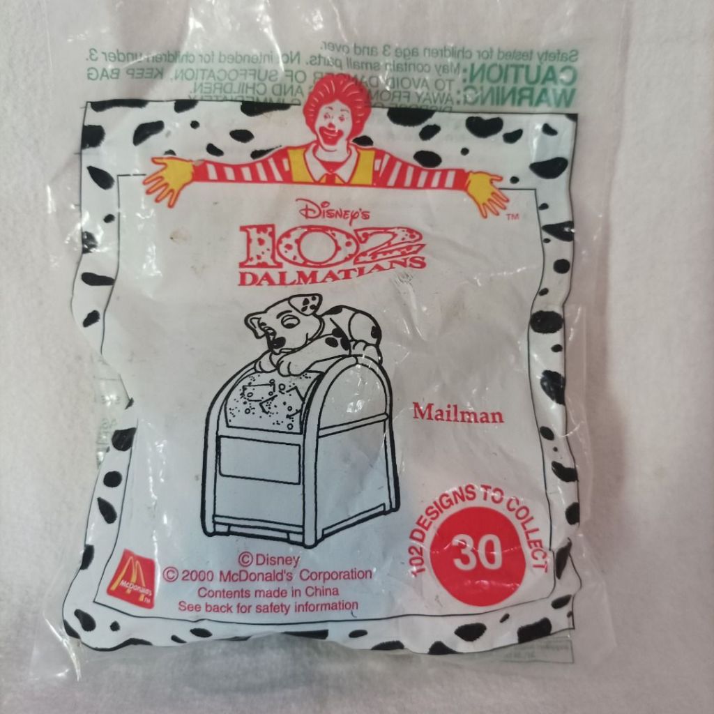 Jual Disney Dalmatian 102 No 30 Mailman Happy Meal Mc Donald 2000 ...