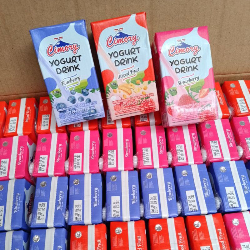 Jual Cimory Yogurt drink 125ml bisa mix rasa 1 dus isi 40 | Shopee Indonesia