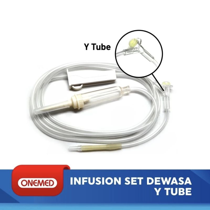 Jual Infus Set Onemed Tipe Y Dewasa / Infusion Set Dewasa Y Tube ...