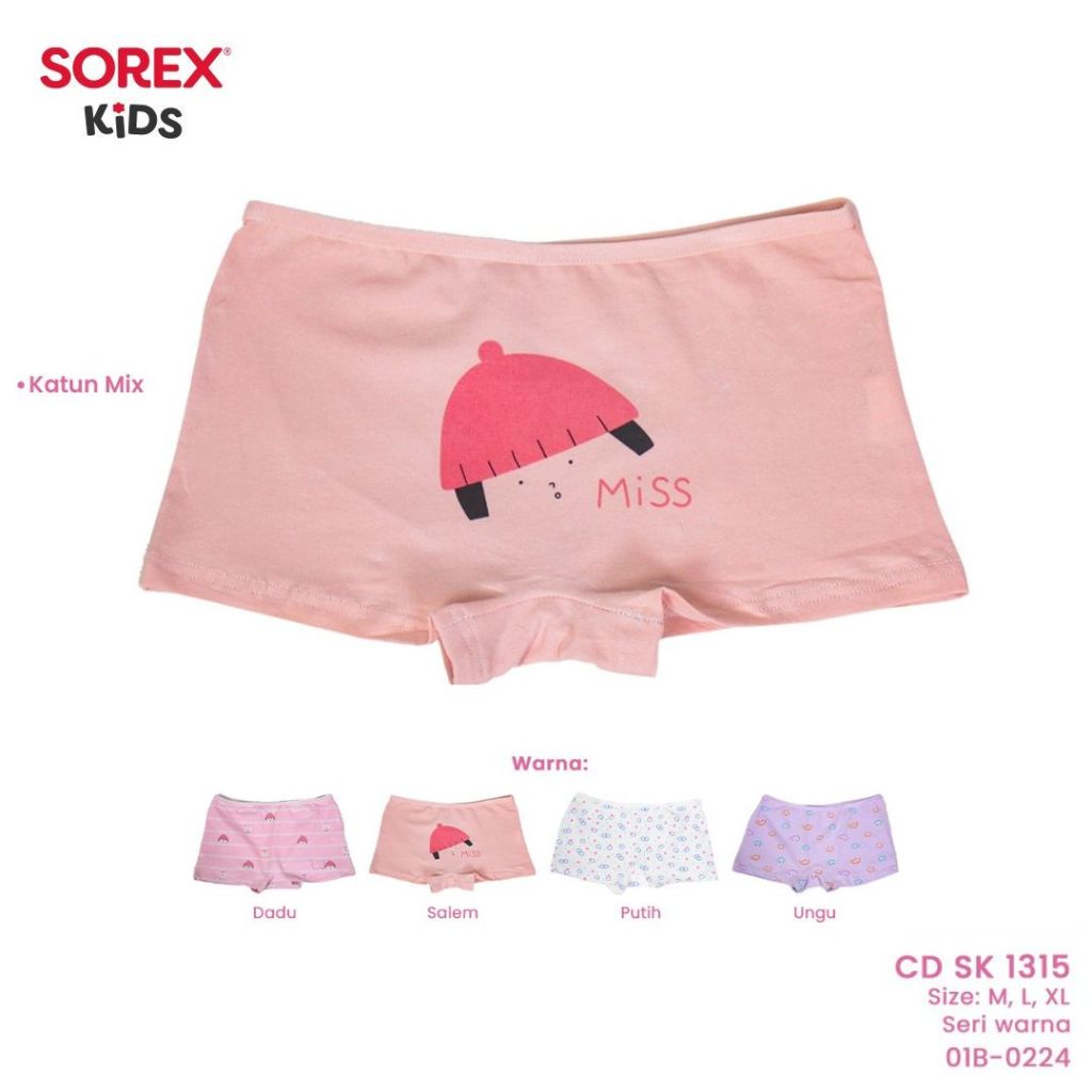 Jual Sorex Kids Celana Dalam Anak Perempuan Smile CD SK 1315 | Shopee Indonesia