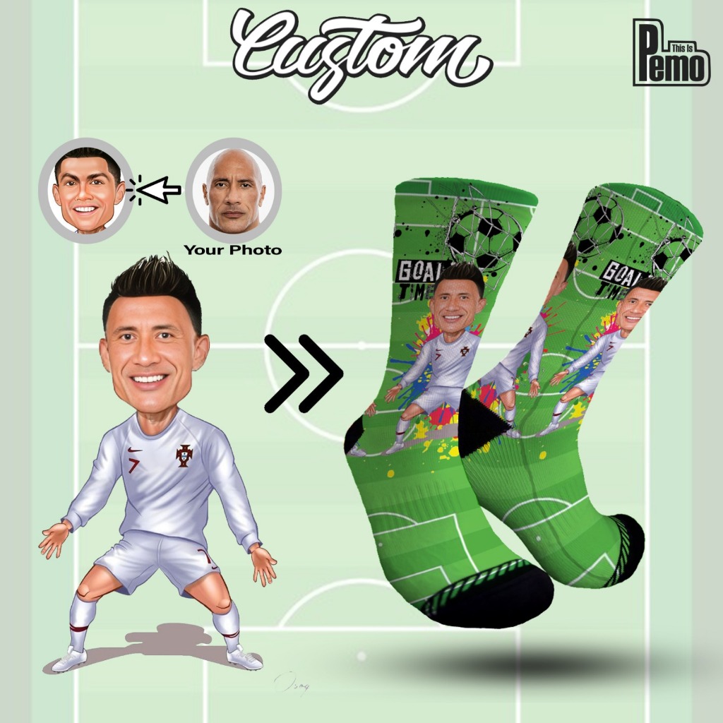Jual THIS IS PEMO - Kaos Kaki Full Print Dewasa// (( CUSTOM )) bisa ...