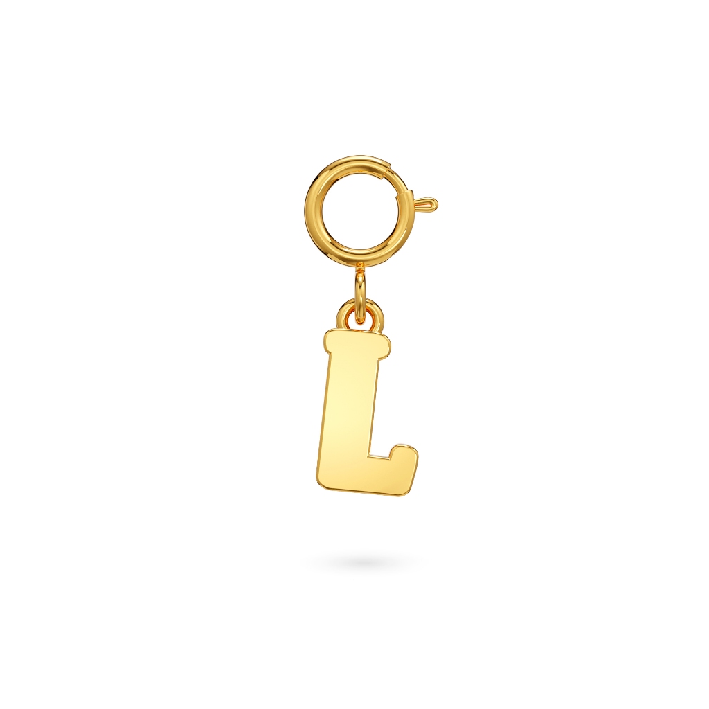 Jual Aurum Lab Charm Emas 9K - Alphabet (A-M) | Shopee Indonesia