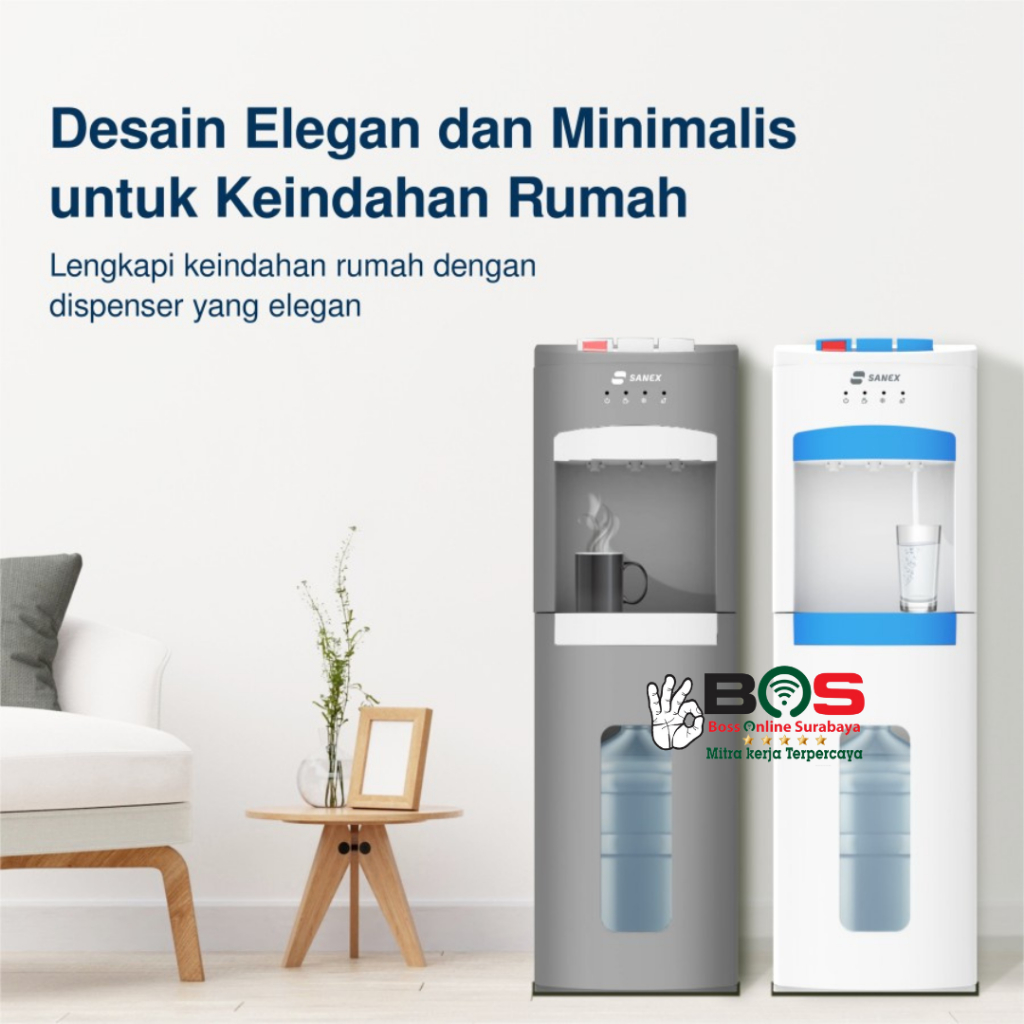 Jual Dispenser Sanex Galon Bawah Panas Dingin Normal SN-D388GB | Shopee ...