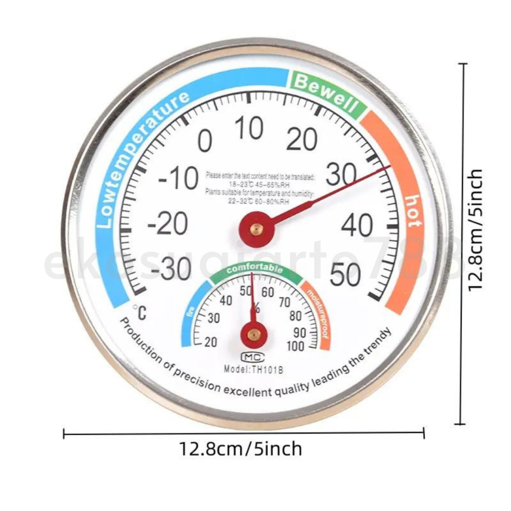 Jual Anymeter Analog Thermometer Hygrometer Temperature Humidity ...