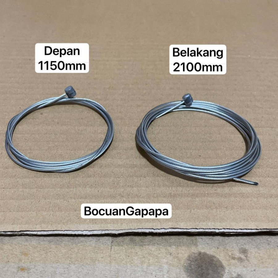 Jual inner Brake cable kawat kabel Rem sepeda 1.5 x 1150/2100 mm ...
