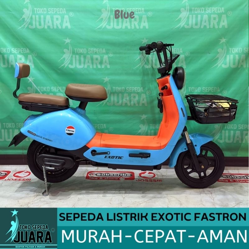 Jual SEPEDA LISTRIK EXOTIC FASTRON ELECTRIC E BIKE 14 INCH 500 WATT ...