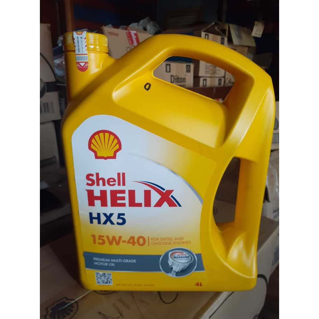 Jual Shell Helix Shel HX5 S 4L 100% ORIGINAL | Shopee Indonesia