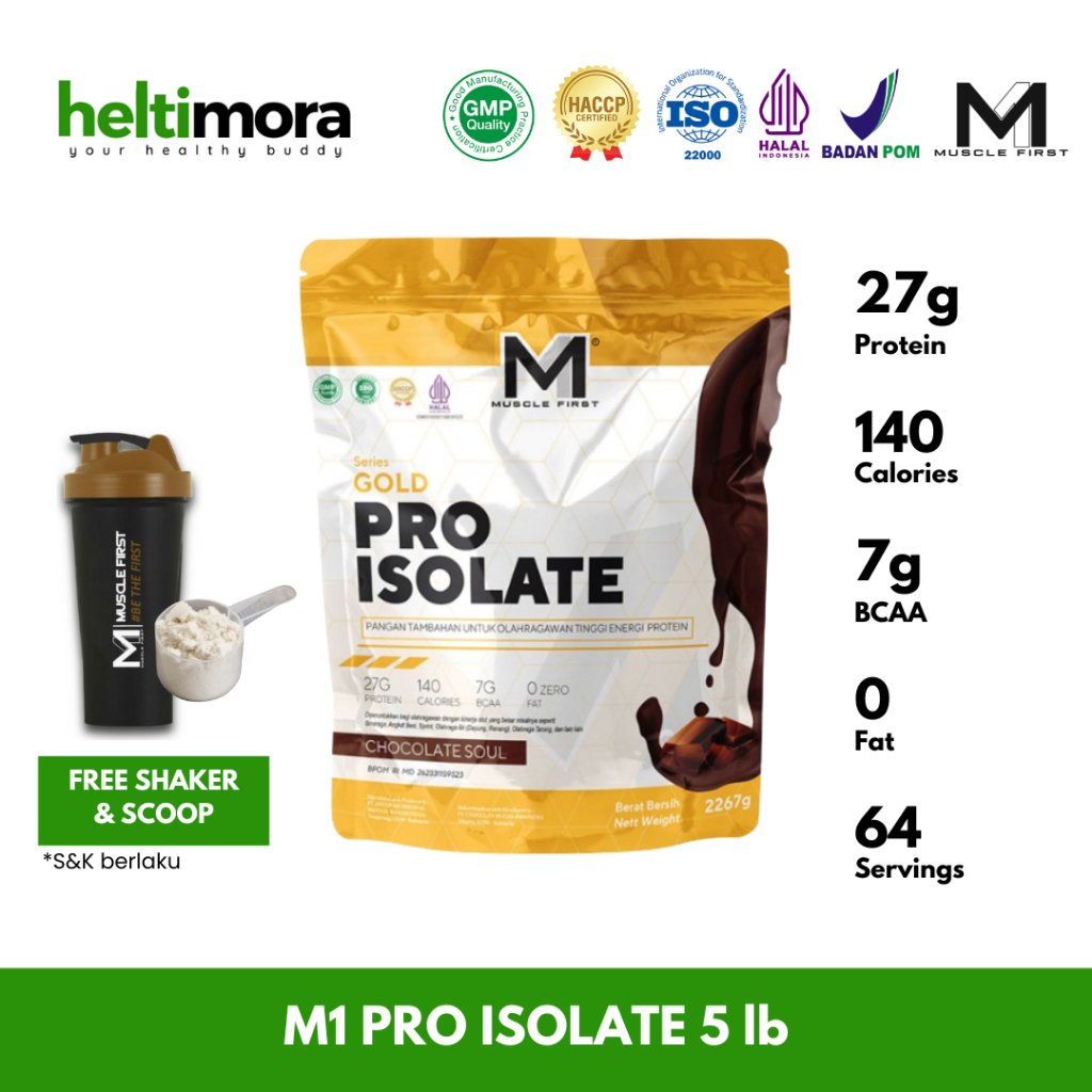Jual HELTIMORA - MUSCLE FIRST PRO ISOLATE 5lbs/2,2kg | Whey Protein ...