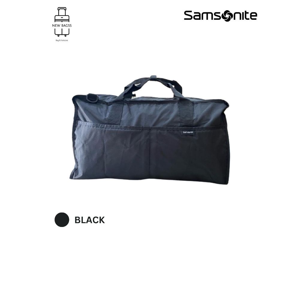 Jual Samsonite Travel Essent. Foldable Duffle Antm Black Original ...
