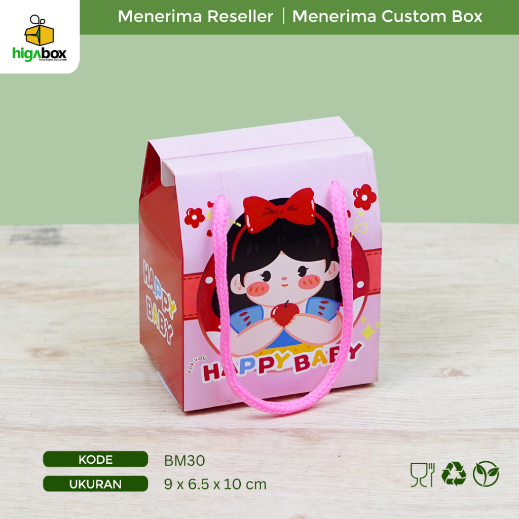 Jual Paper bag ulang tahun anak, Box Snack ultah Anak, Goodie Bag Ulang ...