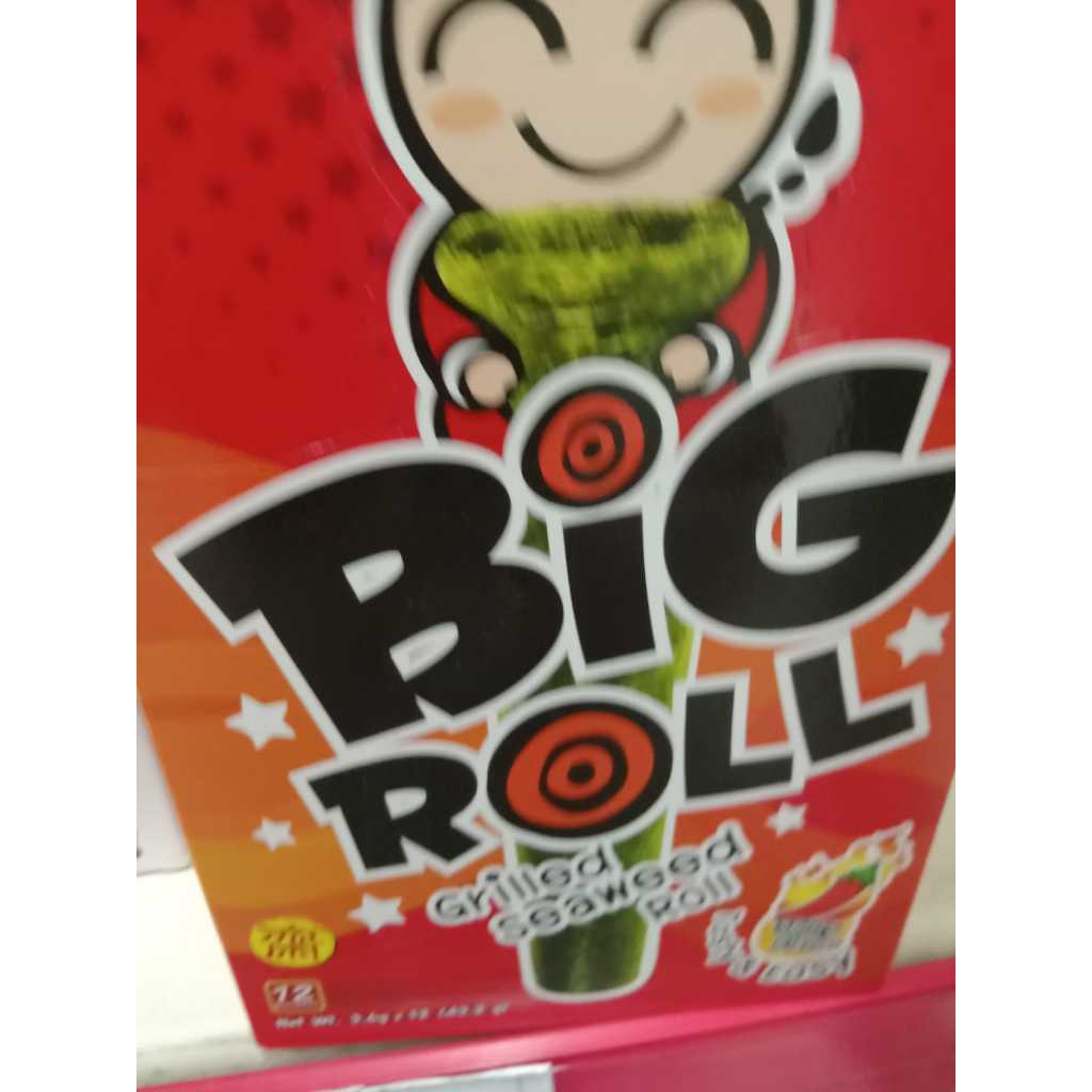 Jual Big Roll Grilled Seaweed Roll 12 pockets 3,6gx12 (43,2) tokinori ...