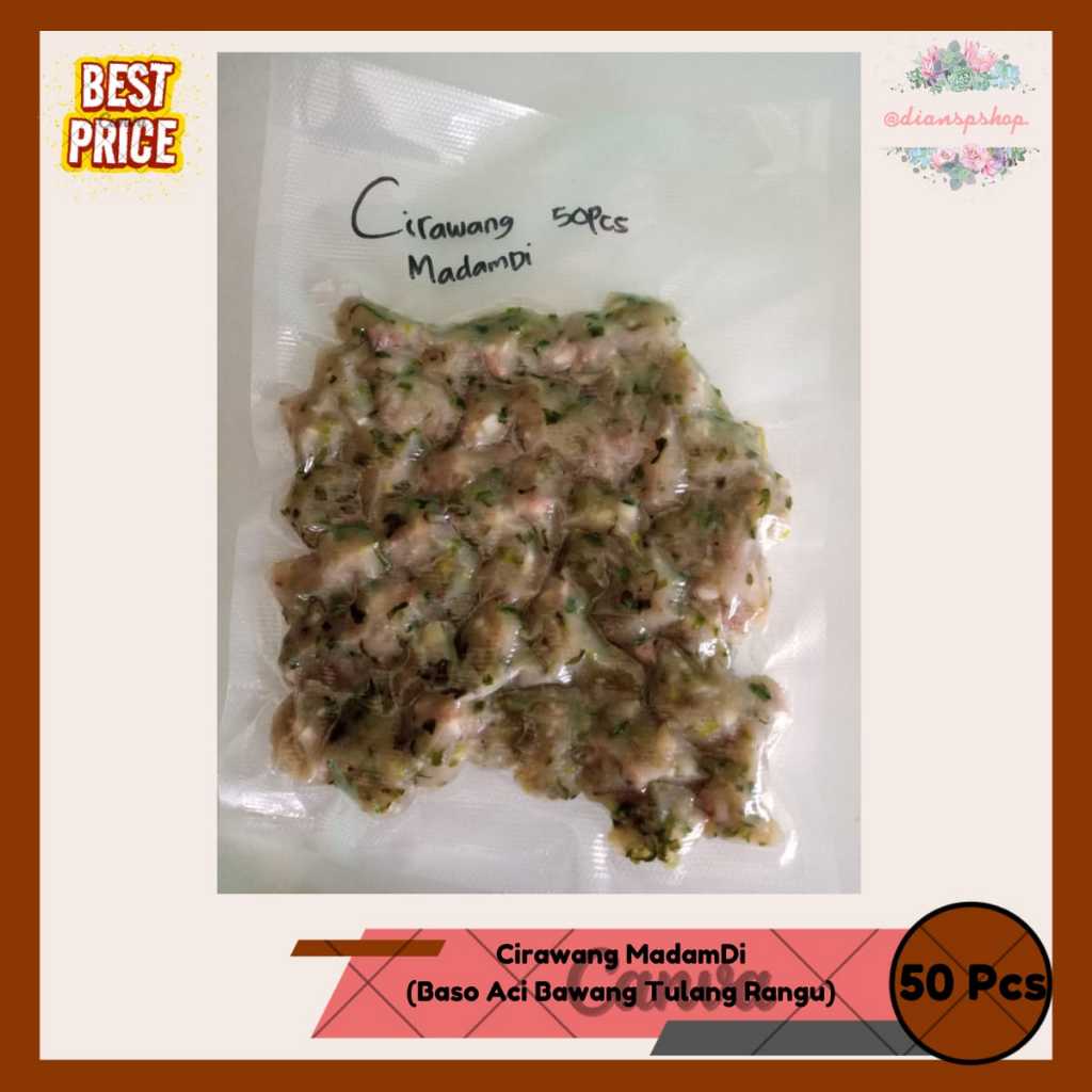 Jual Cirawang Baso Aci Bawang Tulang Rangu MadamDi Kemasan Isi 50pcs ...