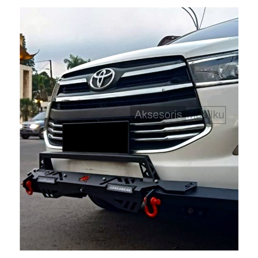 Jual Towing Depan Bumper Besi Innova Reborn Rhino Raptor Bumper Guard ...
