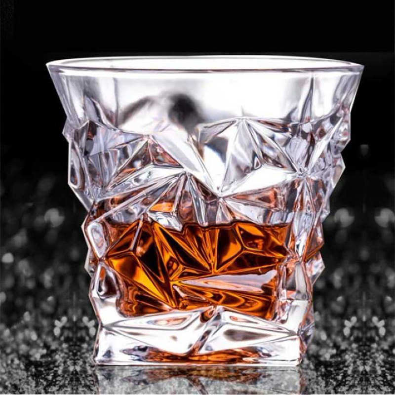 Jual One Two Cups Gelas Whisky Crystal Diamond Cut Rock Glass 300ml - YJ103 | Shopee Indonesia