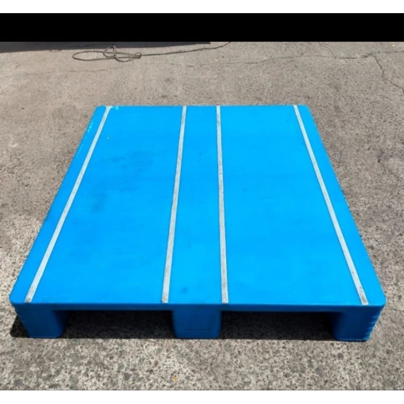 Jual pallet plastik bekas berkualitas warna biru dabel plat ukuran ...