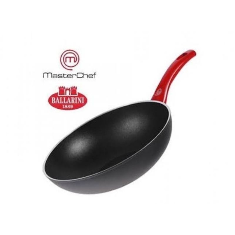 Jual Italian Made Deep Wok 1 Handle 28cm Ballarini Masterchef Induction ...