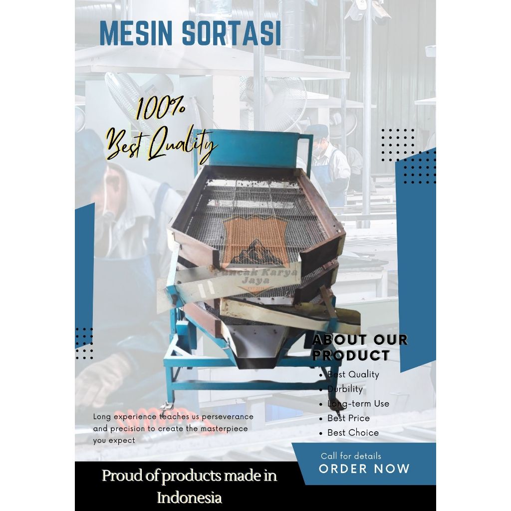 Jual Mesin Pengayak Sortir Kakao / Kopi / Cengkeh dll - Sortasi Biji ...