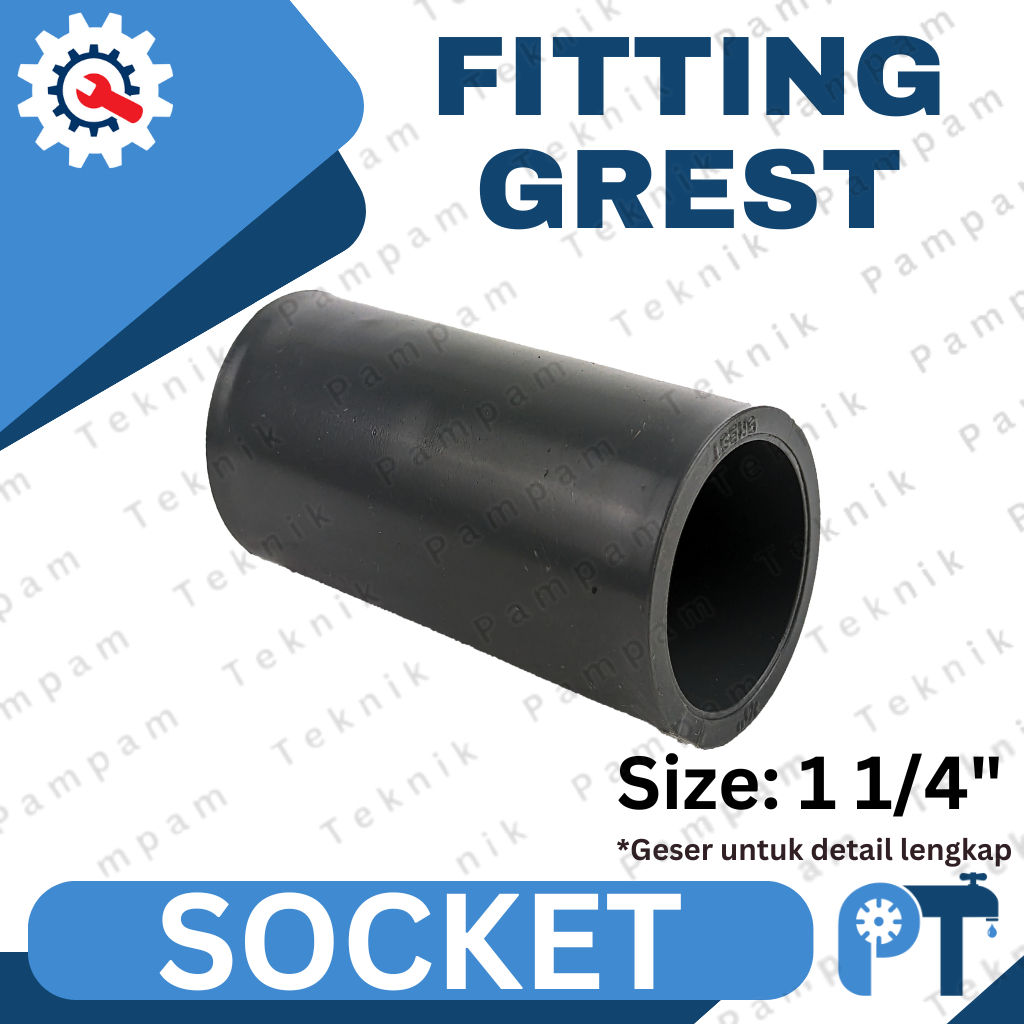 Jual Socket 1 1/4 inch Grest - Sock 1 1/4" Grest Sok polos 1 1/4in ...