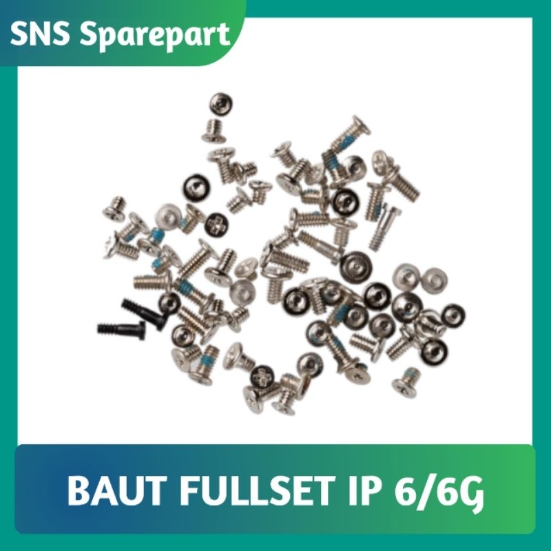 Jual BAUT FULLSET / BAUT SET SCREW IP 6/6G | Shopee Indonesia